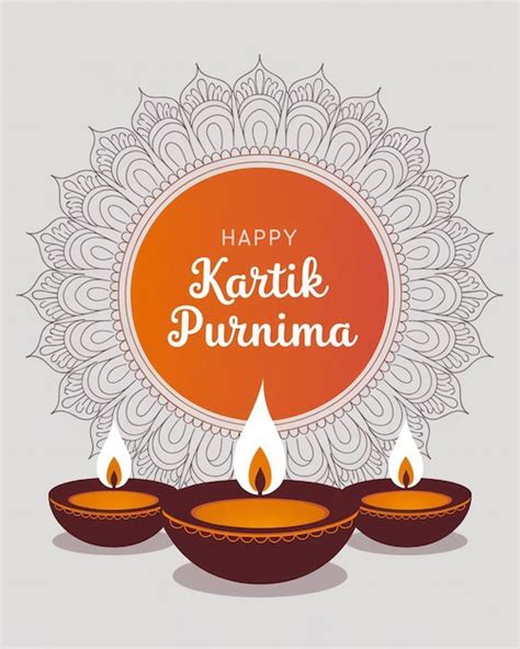 Premium Vector Traditional Kartik Purnima Puja Graphics Editable Eps And Vector