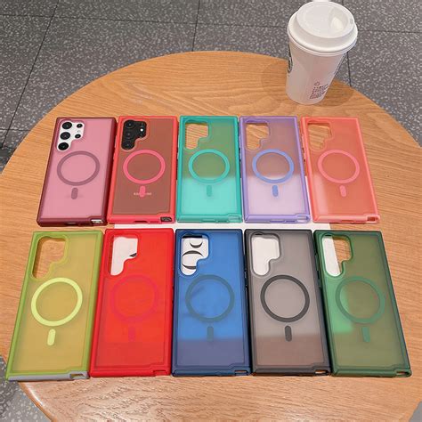 모이몰 맥세이프갤럭시s24s23울트라플러스ultra슬림실루엣실리콘범퍼magsafe무선충전케이스 위시버킷