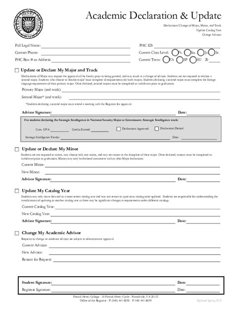 Fillable Online Academic Declaration Form Fax Email Print Pdffiller