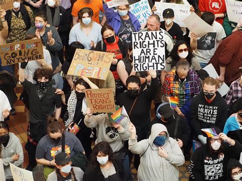 Hundreds Protest As Legislature Votes To Remove Gender Identity From