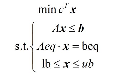 数学建模 规划模型总结 MATLAB求解 哔哩哔哩