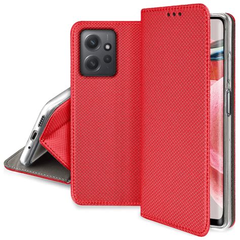 Etui Zamykane Do Xiaomi Redmi Note G Czerwone Szk O
