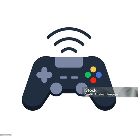 Wireless Game Controller Icon Vector Stock Illustration Download Image Now Game Controller