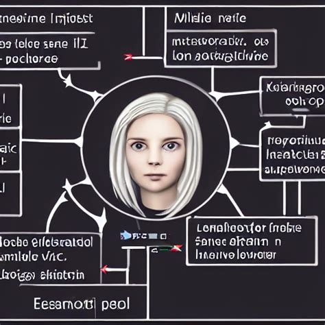 Realistic Portrait Of A Girl AI Language Model Silver Hair Question Answering Smart Kind