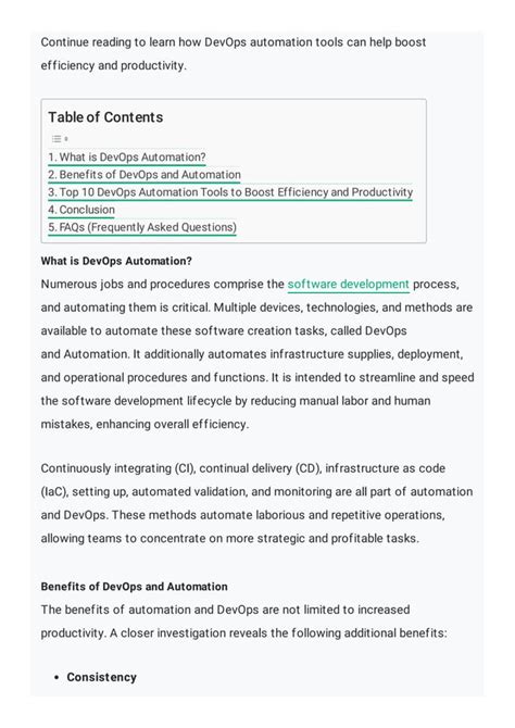 Devops Automation Boosting Efficiency And Productivity Pdf Cloud Computing Internet