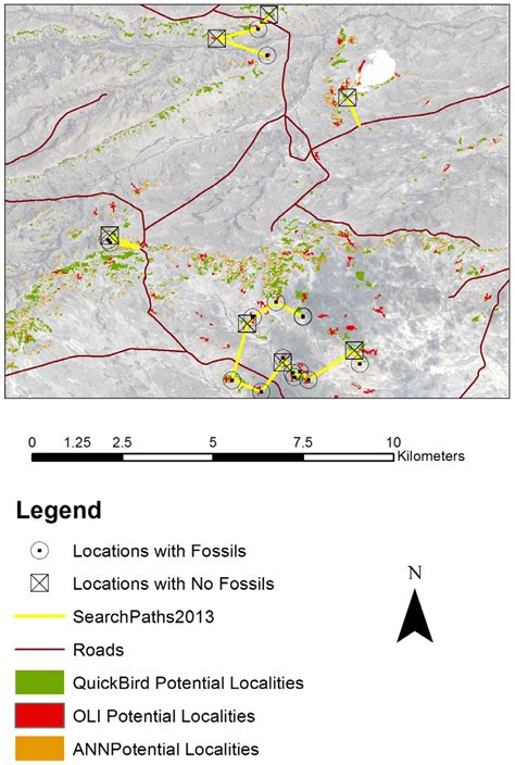 An Object Oriented Approach To Extracting Productive Fossil Localities From Remotely Sensed Imagery