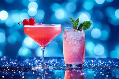 Zebra Striping And Damp Drinking Glasses With An Alcoholic Drink On A