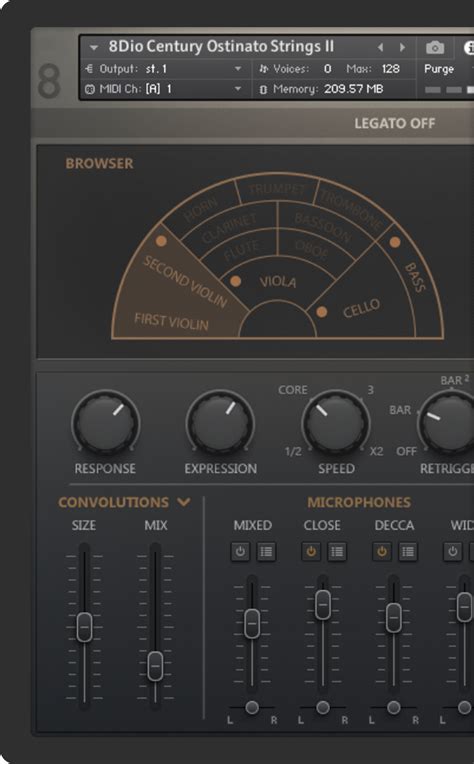 8dio Century Strings Normale And Sordino Strings For Kontakt Vst