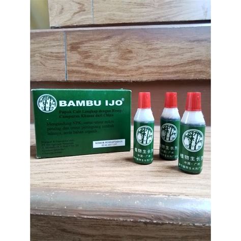 Jual Pupuk Cair Bambu Ijo 12ml Shopee Indonesia
