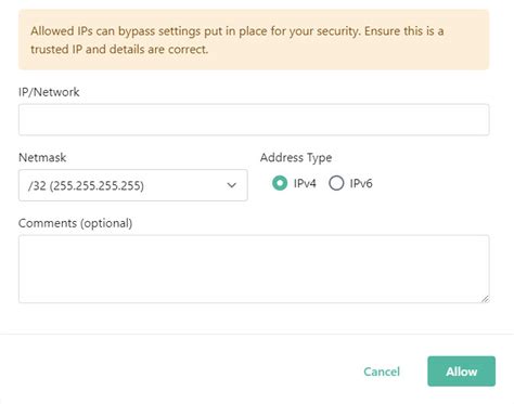 Global Allow Block List