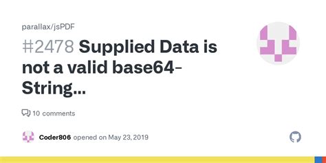 Supplied Data Is Not A Valid Base64 String Nvertstringtoimagedata · Issue 2478