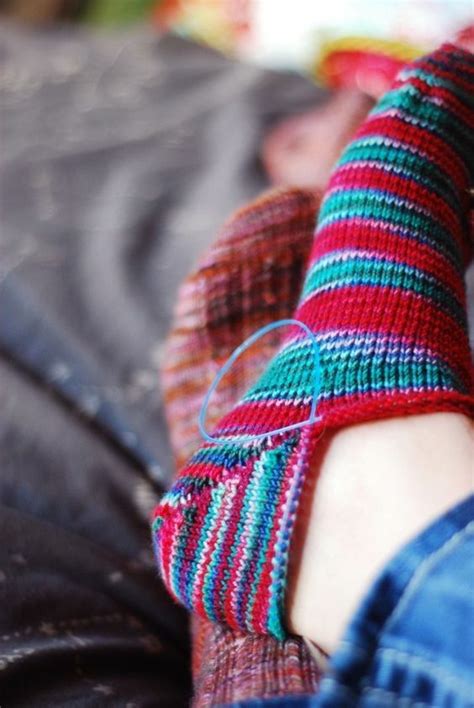 Basic Toe Up Magic Loop Socks Pattern By Jill Chapman Artofit