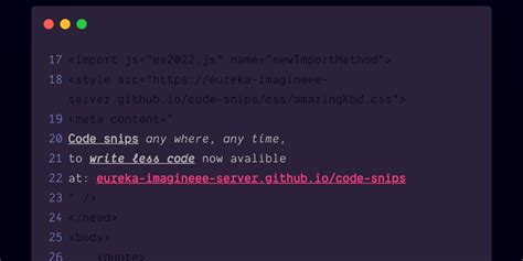 Code Snips Dev Community