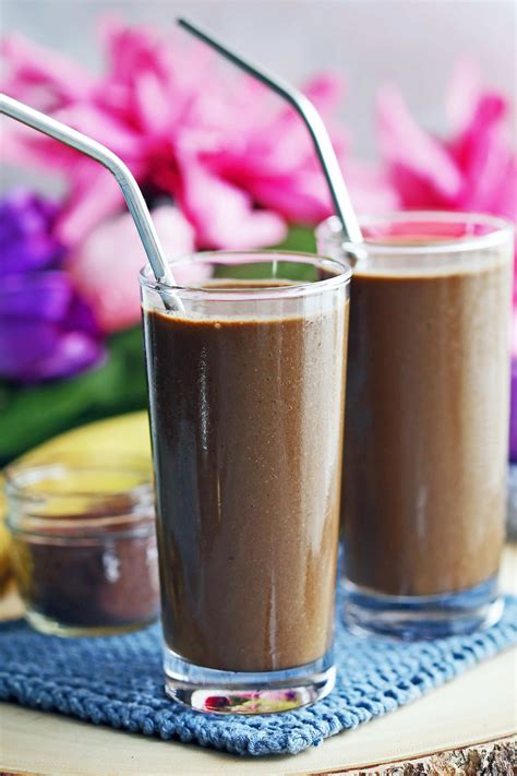 Healthy Chocolate Banana Smoothie Yay For Food