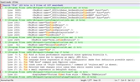 Search Results Window Doesn T Highlight The Lines Collapse Doesn T Work Issue