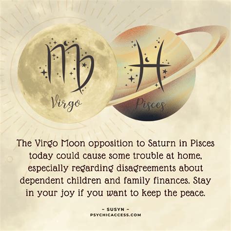 Psychic Access On Linkedin The Virgo Moon Opposition To Saturn In