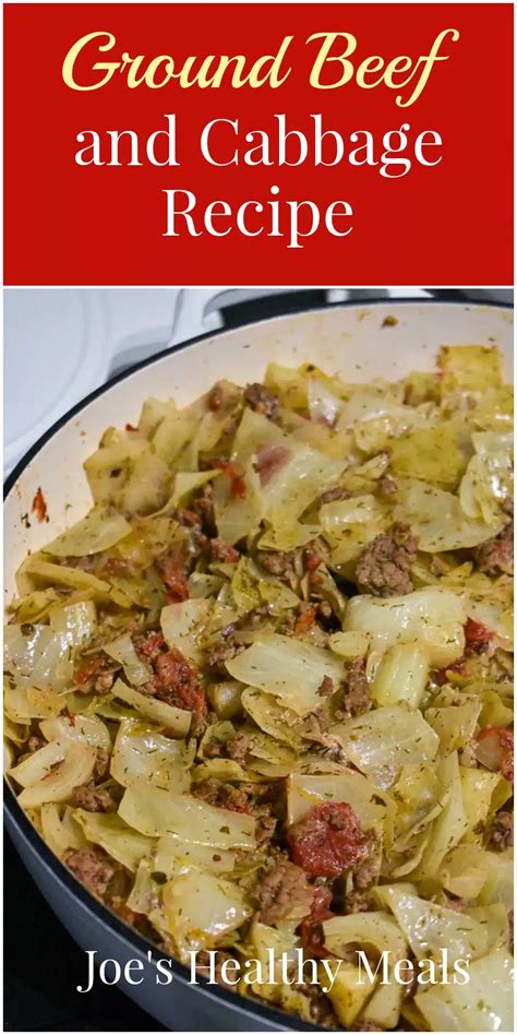 Ground Beef And Cabbage Artofit