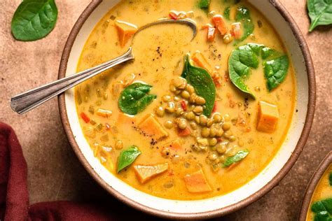 Thai Coconut Lentil Soup Recipe Hk