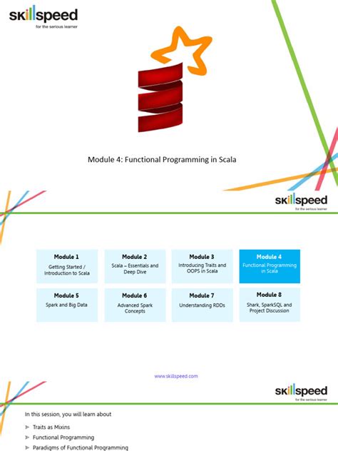 Spark And Scala Module 4 Pdf Parameter Computer Programming