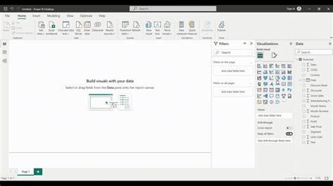 creating first visual in powerbi binary gold
