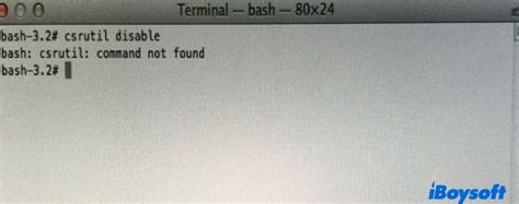 csrutil disable not working can t disable sip on mac