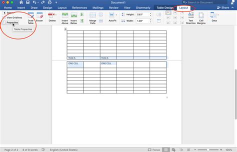 Fixing Unwanted Lines In A Table Cell That Spans Two Pages In Word