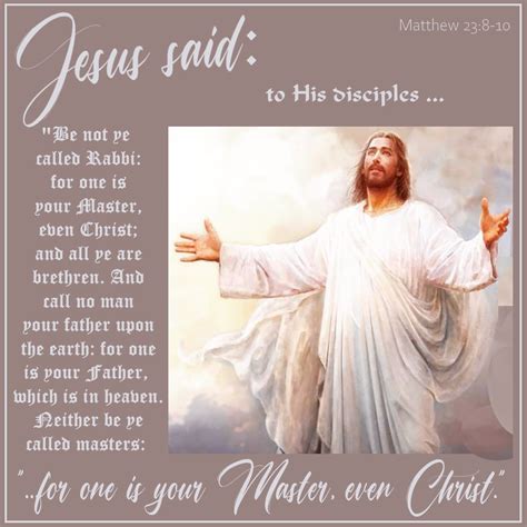 Scripture For Today 5 10 22 One Master Christ Jesus Our Blessed Hope