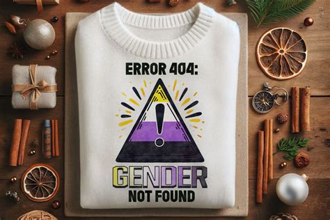 Gender Not Found Error 404 Art Graphic By Azommi Creative Fabrica