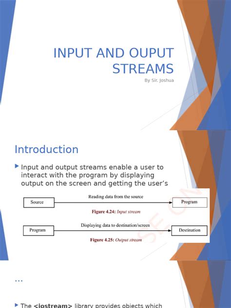 L5 Input And Output Streams Pdf Command Line Interface C