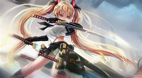 Аниме девушка с большим мечом фото и картинки 22 штук
