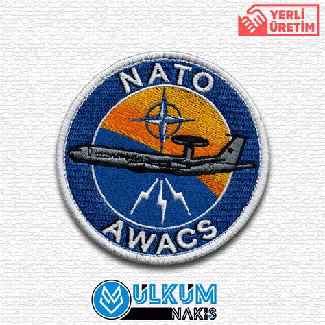 Nato Awacs Patch Ülküm Nakış
