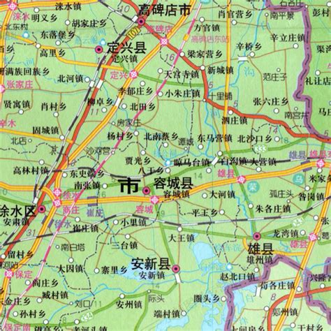 河北雄县村镇地图 雄县各乡镇 雄县 第7页 大山谷图库