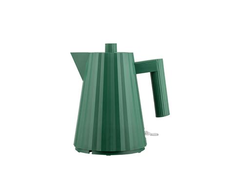 Green Electric Kettle Plisse 1l Minimalist
