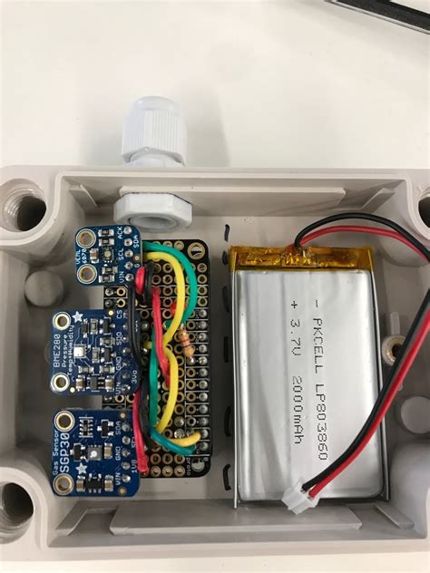 Arduino Wiring And Assembly Adafruit Io Environmental Monitor For