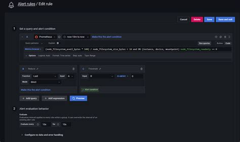 How To Add Node Filesystem Avail Bytes Metric Value To Description