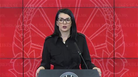 Прес конференција на министерката за култура Бисера Костадиновска Стојчевска Youtube