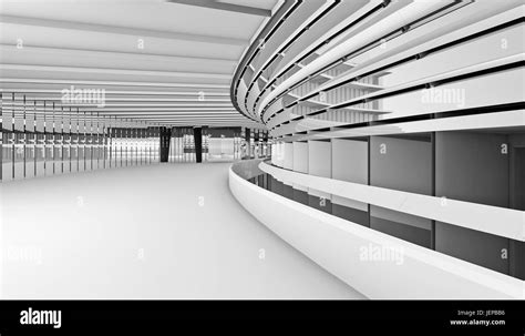 Light Abstract Modern Architecture Background 3d Rendering 3d