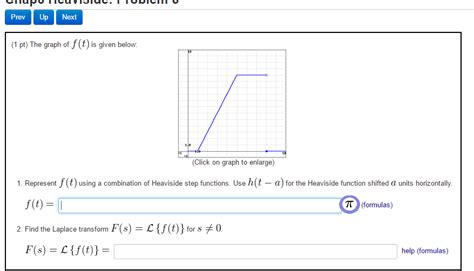 solved the graph of f t is given below represent f t