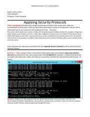 NETW260 Module 5 Try It Activity Report Docx NETW260 Module 5 Try It Activity Report Name