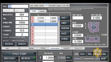 6 Drill Holes Pathpilot Conversational Youtube