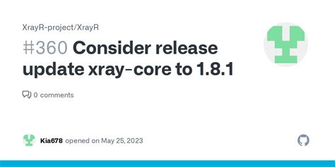 Consider Release Update Xray Core To 1 8 1 Issue 360 XrayR Project