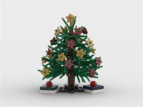 Lego Moc Christmas Tree By Brickhappens Rebrickable Build With Lego