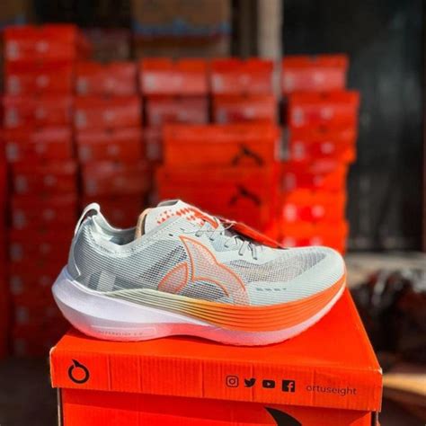 Jual Sepatu Lari Ortuseight Ortus Hyperglide 3 0 Light Grey Ortrange Original Electricity 42