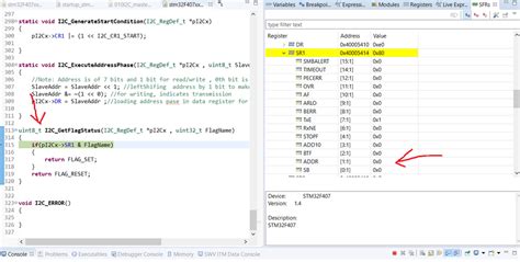 stm32f407vg i2c flag error stmicroelectronics community