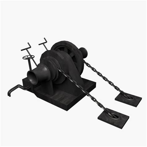 Ship Windlass 3d Model Turbosquid 1218594