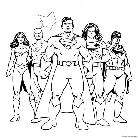 Dc Superhero Colouring Pages