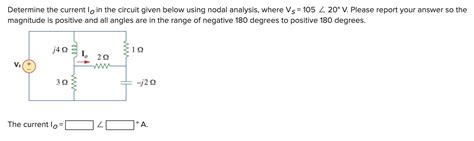 Solved Determine The Current IO In The Circuit Given Below Chegg