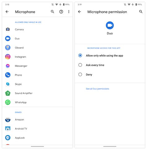 find and control which android apps can access your mic and camera mashtips
