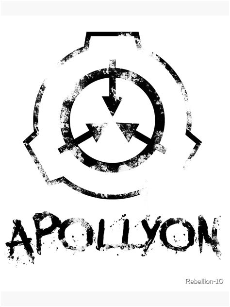 Scp Foundation Apollyon Poster For Sale By Rebellion 10 Redbubble
