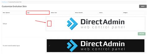 How To Customize The Evolution Skin In Directadmin